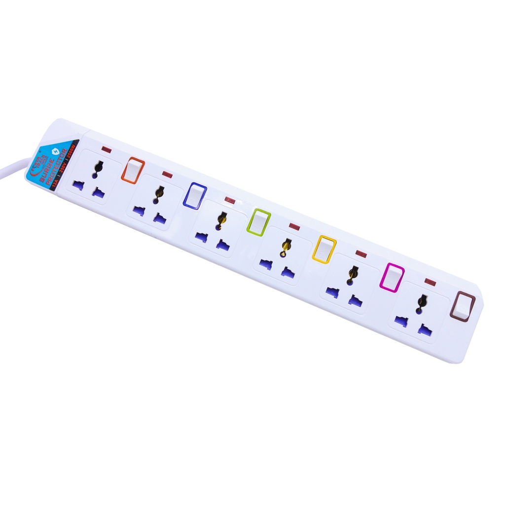 Extension Socket 6way 3m Universal PT-916 Power Track | Whetstone